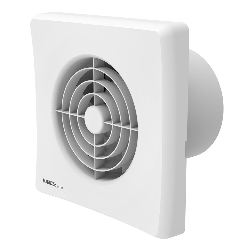 Manrose 4" Quiet Ipx5 Pir Fan
