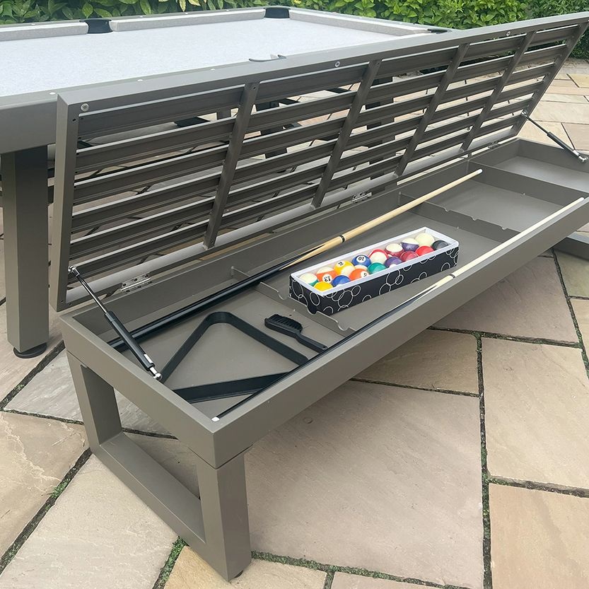 Mercer Chelsea Outdoor Dining Set With Pool Table